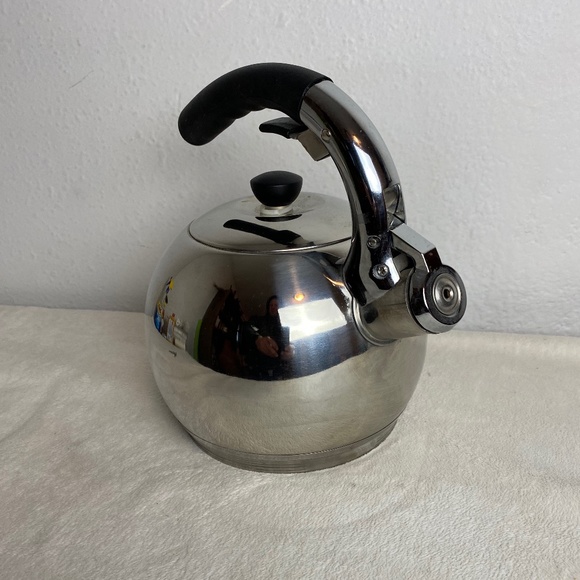 David Burke | Kitchen | David Burke Whistling Tea Kettle Stainless ...